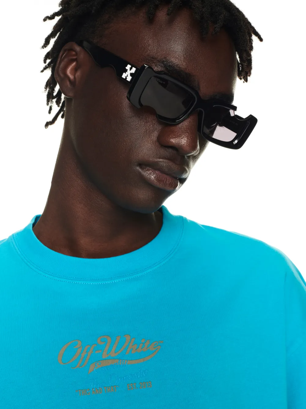 Script Logo Opp Over Skate S/ in blue | Off-White™ Official GB