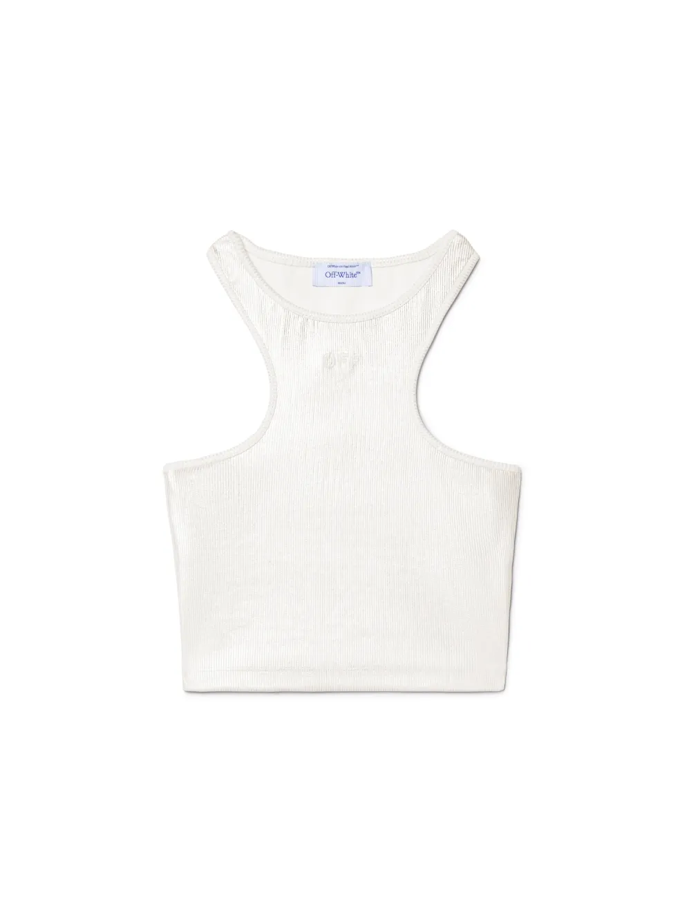 SILVER COATED ROWING TOP in white | Off-White™ Official US