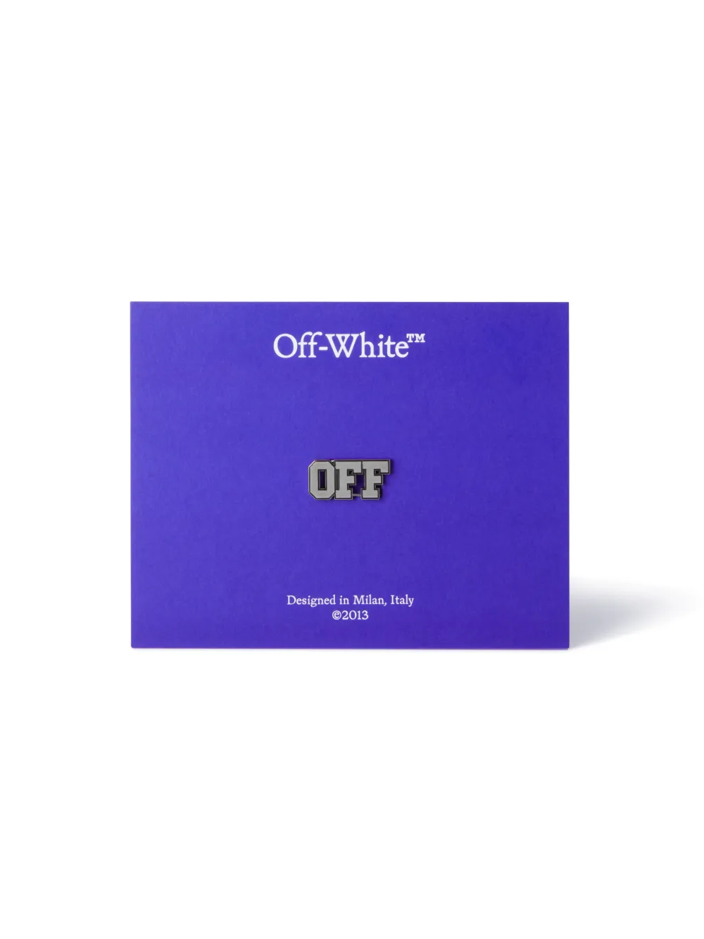 SILVER OFF DUBRAE CHARM in grey | Off-White™ Official US