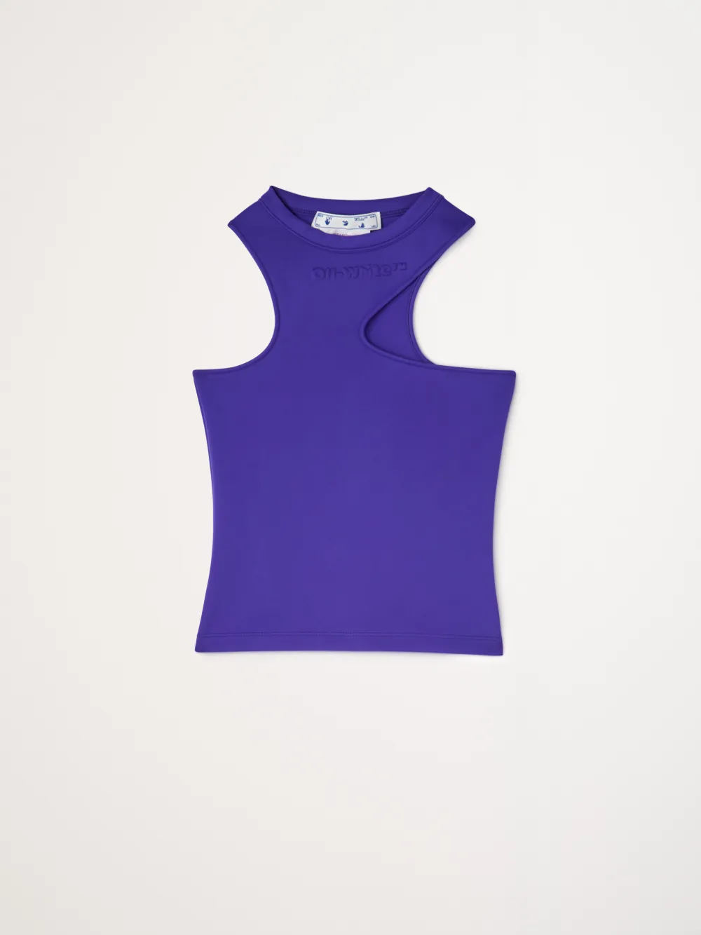SLEEK ASYMMETRIC ROWING TOP in purple | Off-White™ Official GB