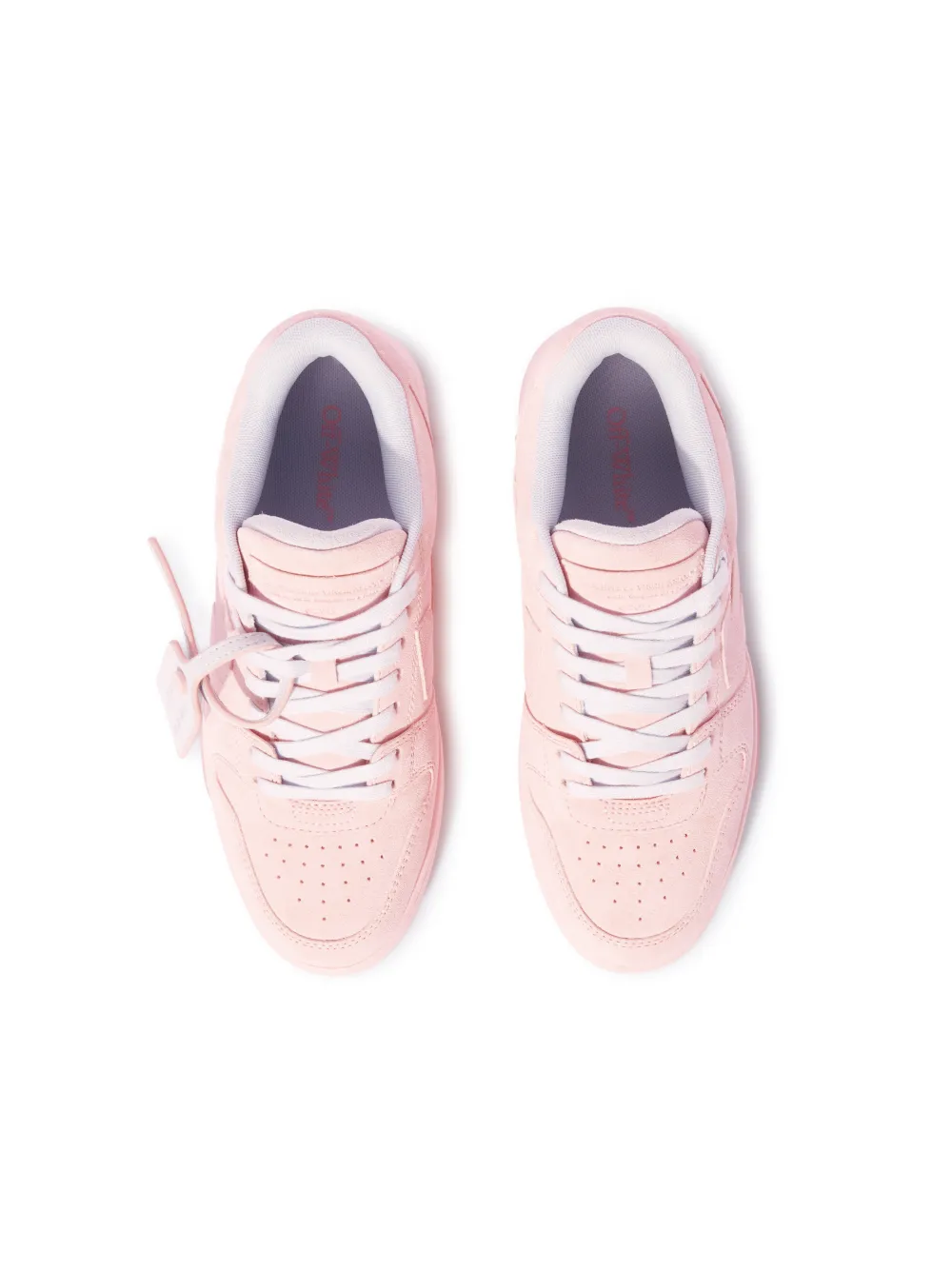 SOFT PINK/ICE OUT OF OFFICE FULL SUEDE in pink | Off-White™ Official CA