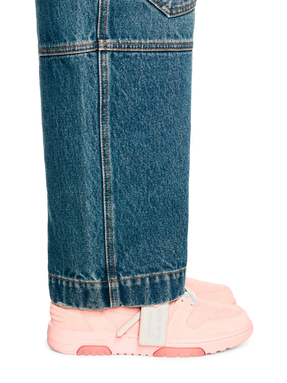 SOFT PINK/ICE OUT OF OFFICE FULL SUEDE in pink | Off-White™ Official GB