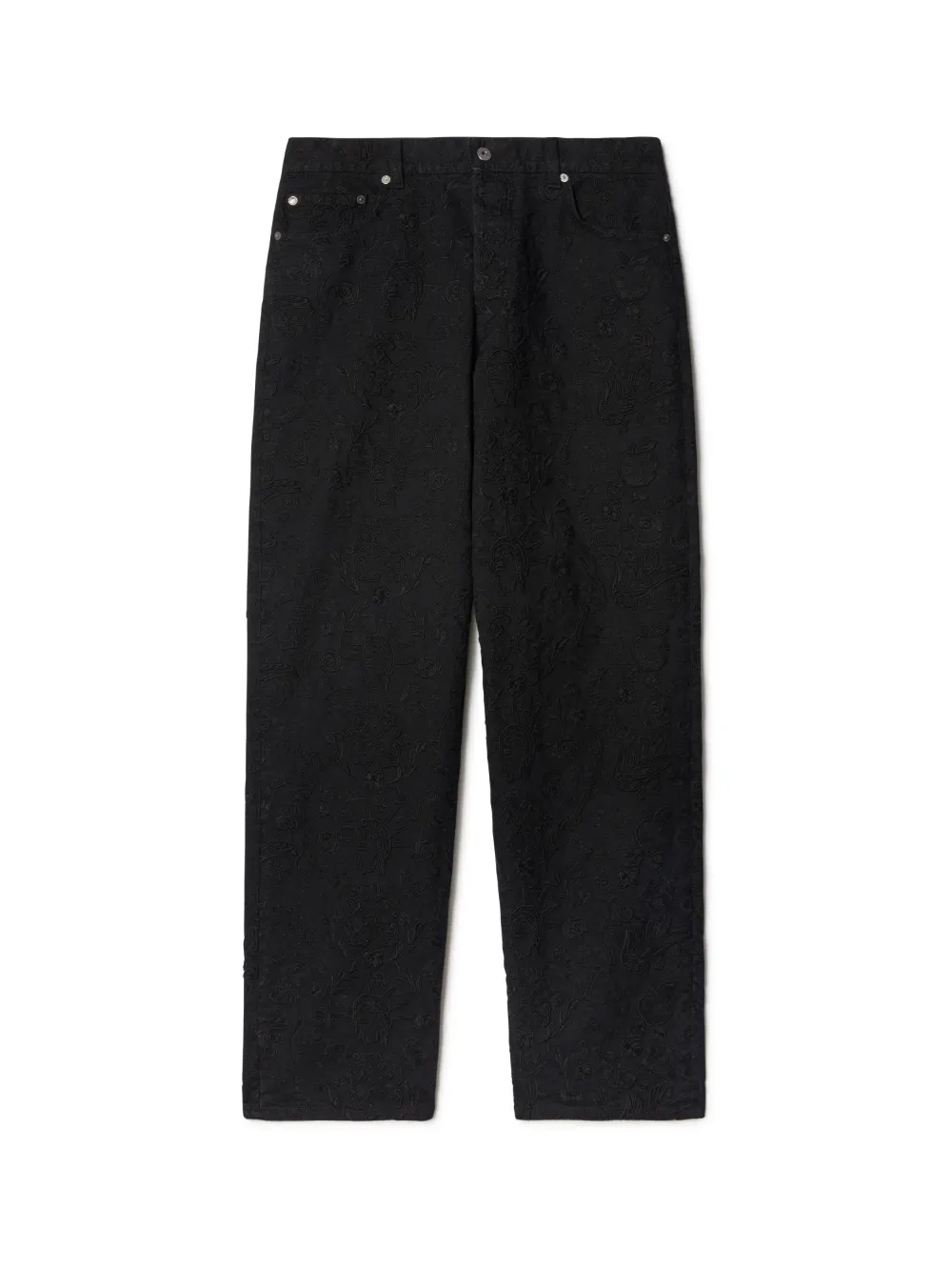 Tattoo All Over Loose Jeans in black | Off-White™ Official GB
