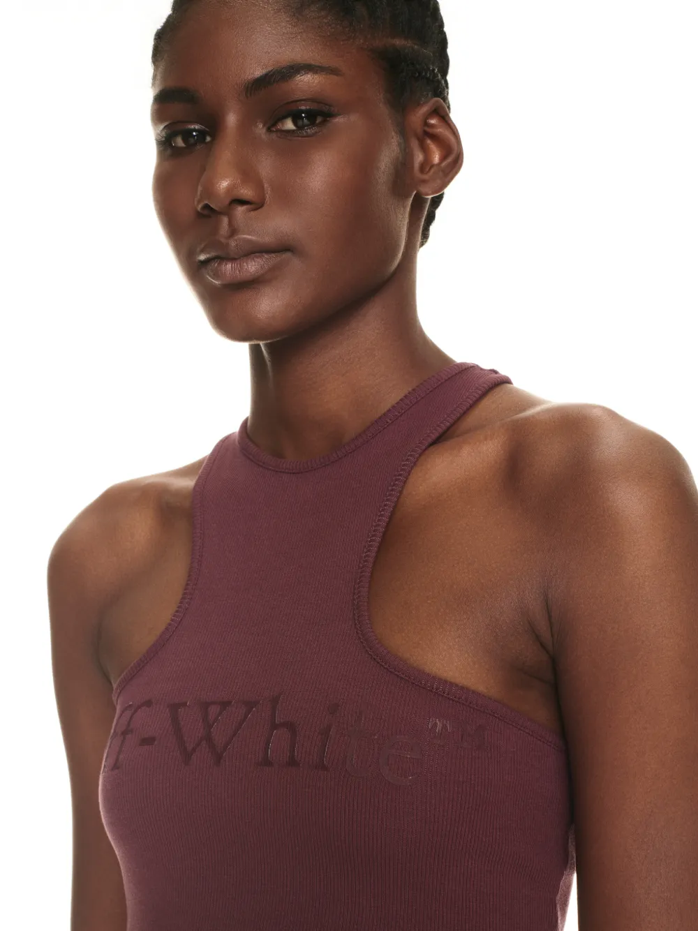 THICK BIG LOGO ROWING TOP BURGUNDY BURG in red | Off-White™ Official US