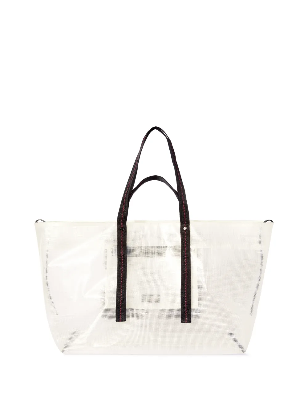 TRANSPARENT/BLACK RIPSTOP DAY OFF TOTE in white | Off-White™ Official MX