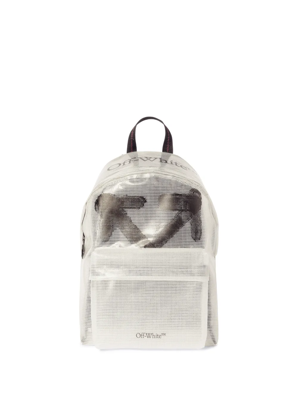 TRANSPARENT/BLACK RIPSTOP HERITAGE BACKPACK in white | Off-White ...