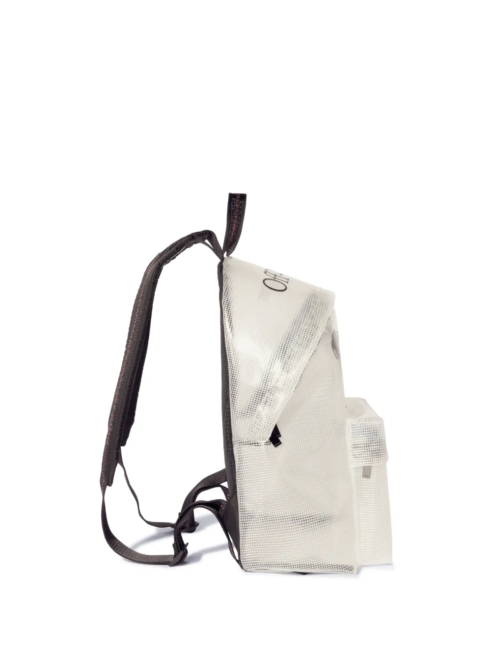 TRANSPARENT/BLACK RIPSTOP HERITAGE BACKPACK in white | Off-White ...