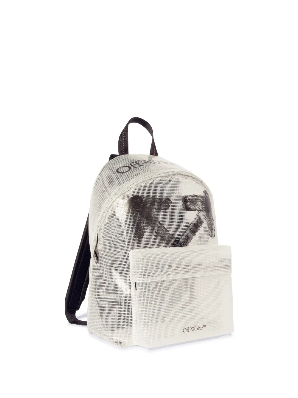 TRANSPARENT/BLACK RIPSTOP HERITAGE BACKPACK in white | Off-White ...
