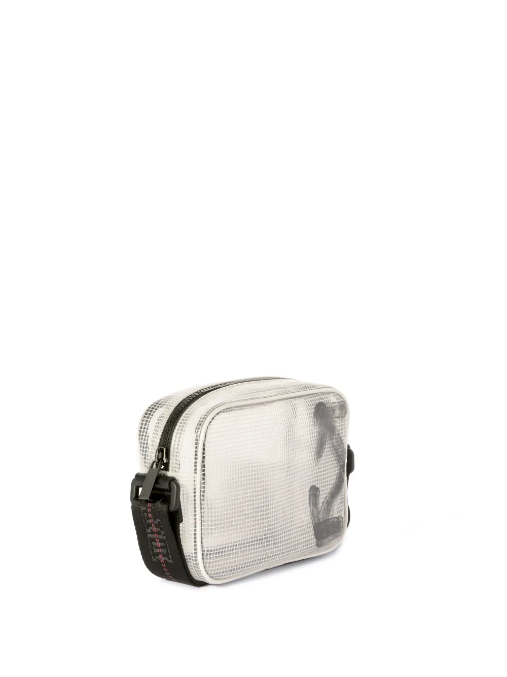 TRANSPARENT/BLACK RIPSTOP HERITAGE CAMERA BAG in white | Off-White ...