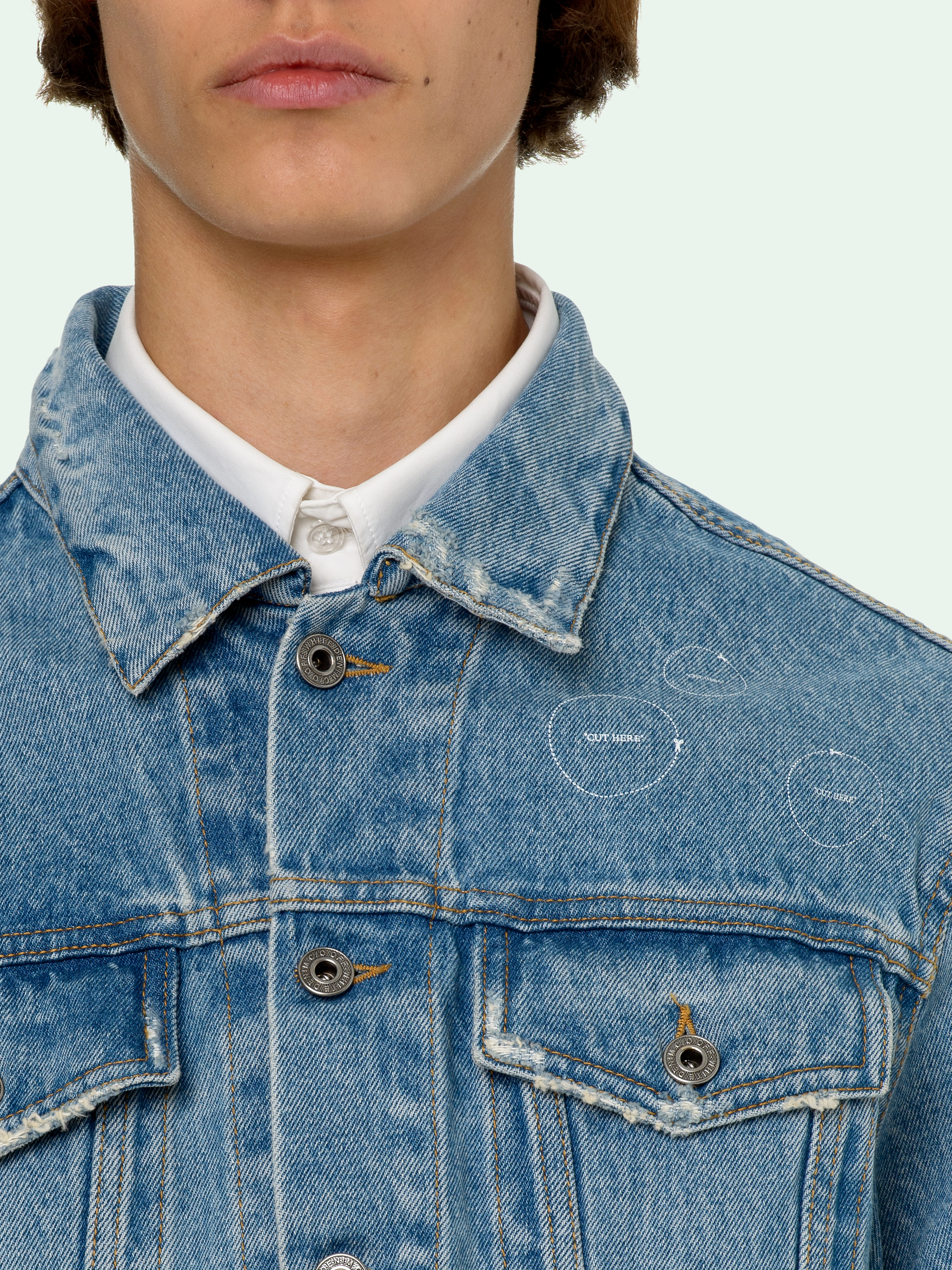 TWISTED DENIM JACKET - Off-White™ Official Site