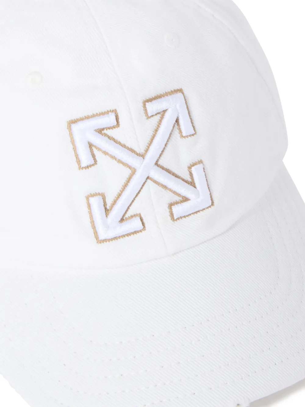 WEISSE/BEIGE ABGENUTZTE DENIM BASEBALLCAP | Off-White™ Offizielle Website