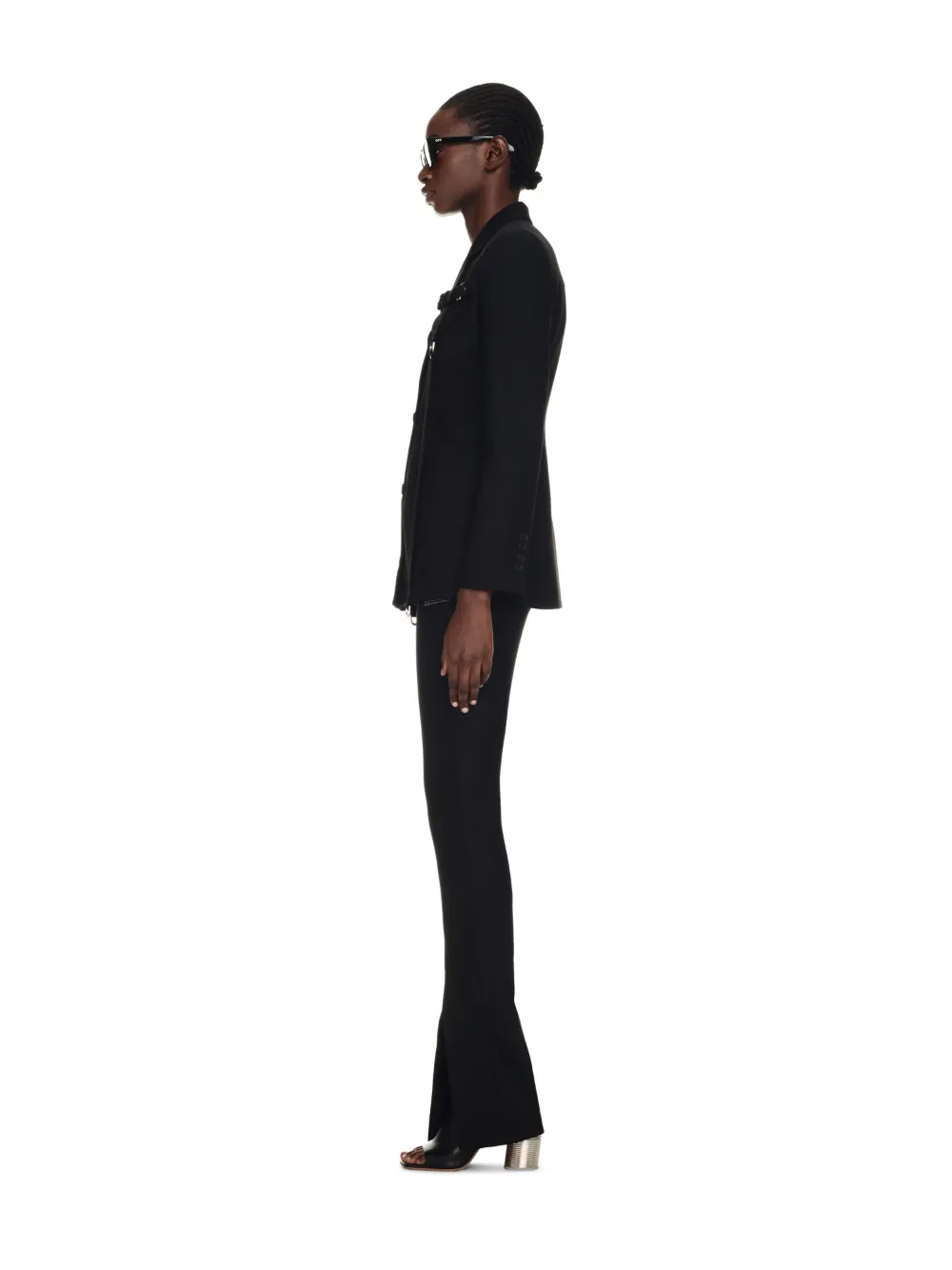 WO BLEND CARGO ROUND PKT JKT BLACK NO CO in black | Off-White™ Official US