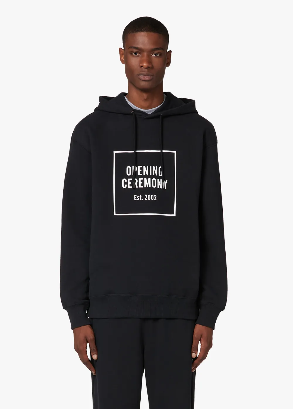 BLACK LOGO HOODIE | OPENING CEREMONY®