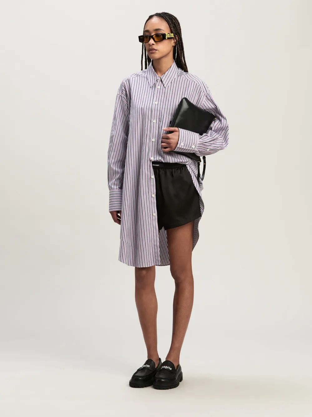 Boxer Logo Label in black - Palm Angels® Official