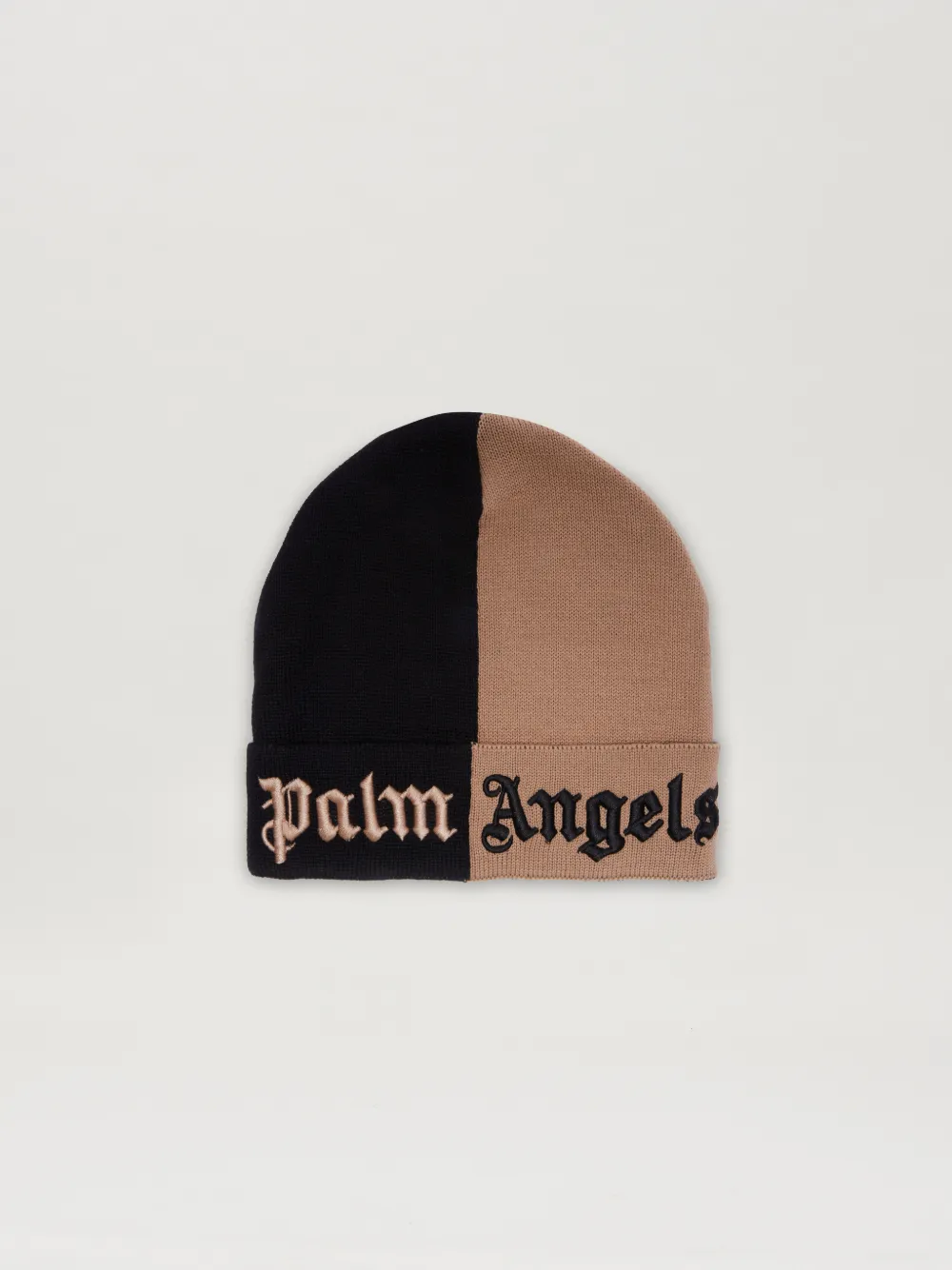 COLORBLOCK BEANIE in brown - Palm Angels® Official