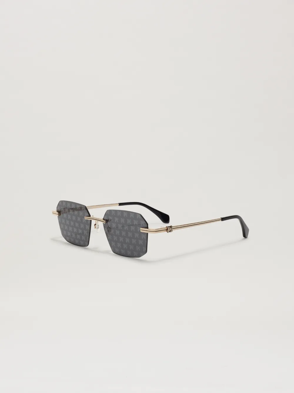 Quartz sunglasses in gold - Palm Angels® Official