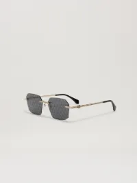 Quartz sunglasses in gold - Palm Angels® Official