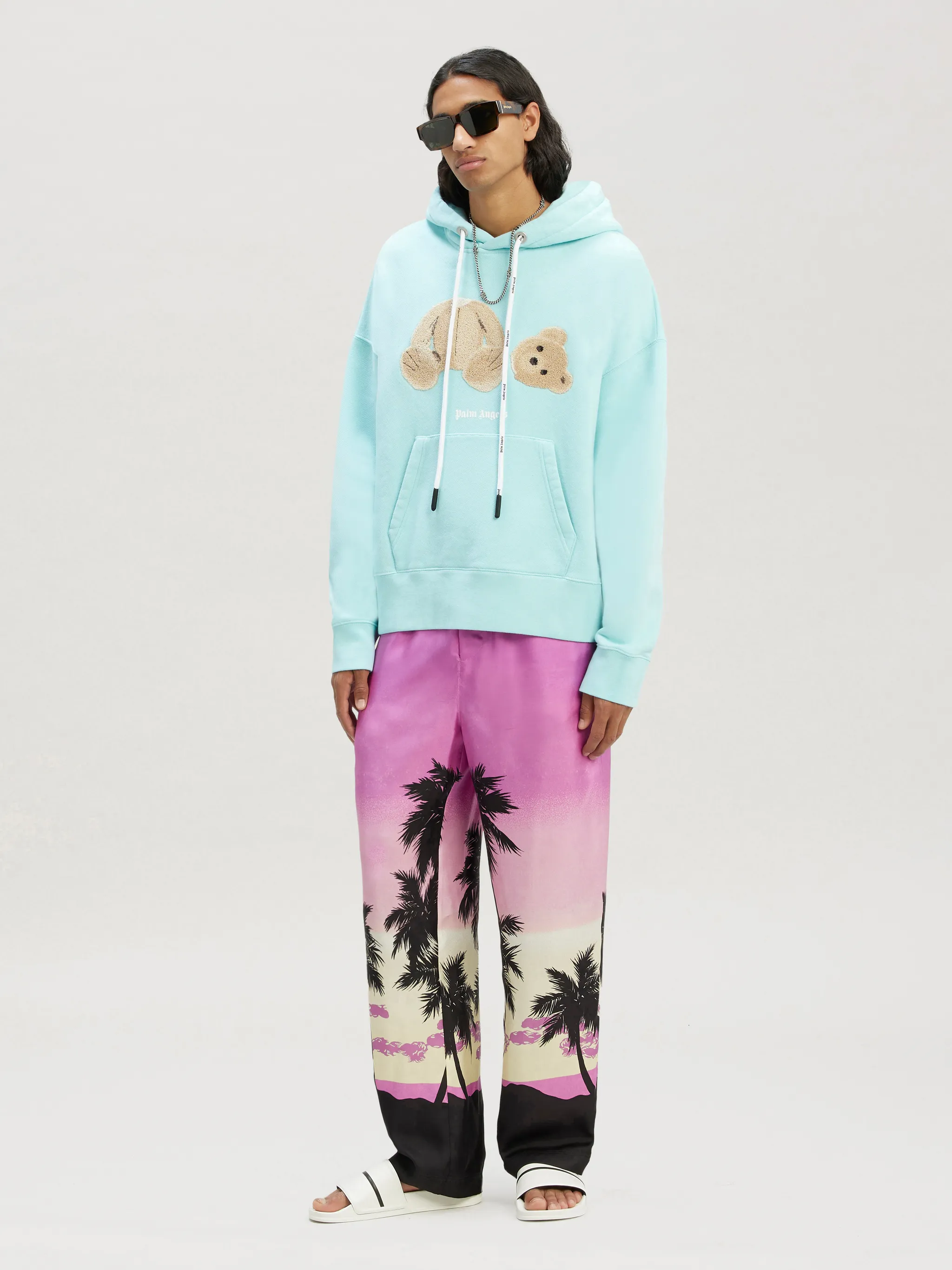 Felpa Bear Con Cappuccio - Sito ufficiale di Palm Angels® Felpa Bear Con Cappuccio - Sito ufficiale di Palm Angels®