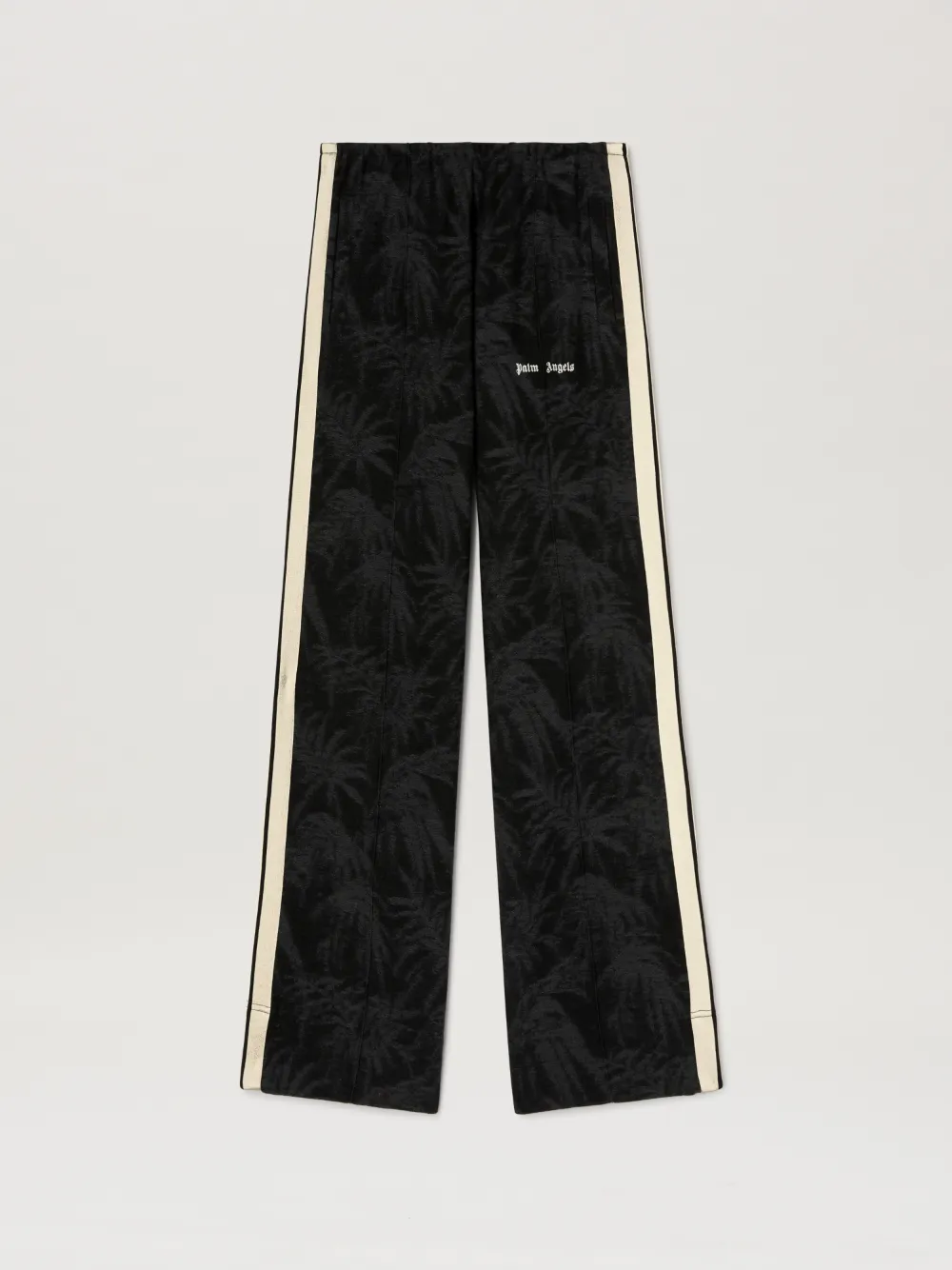 Jacquared palms Track pants in 1003 black - off white - Palm Angels ...
