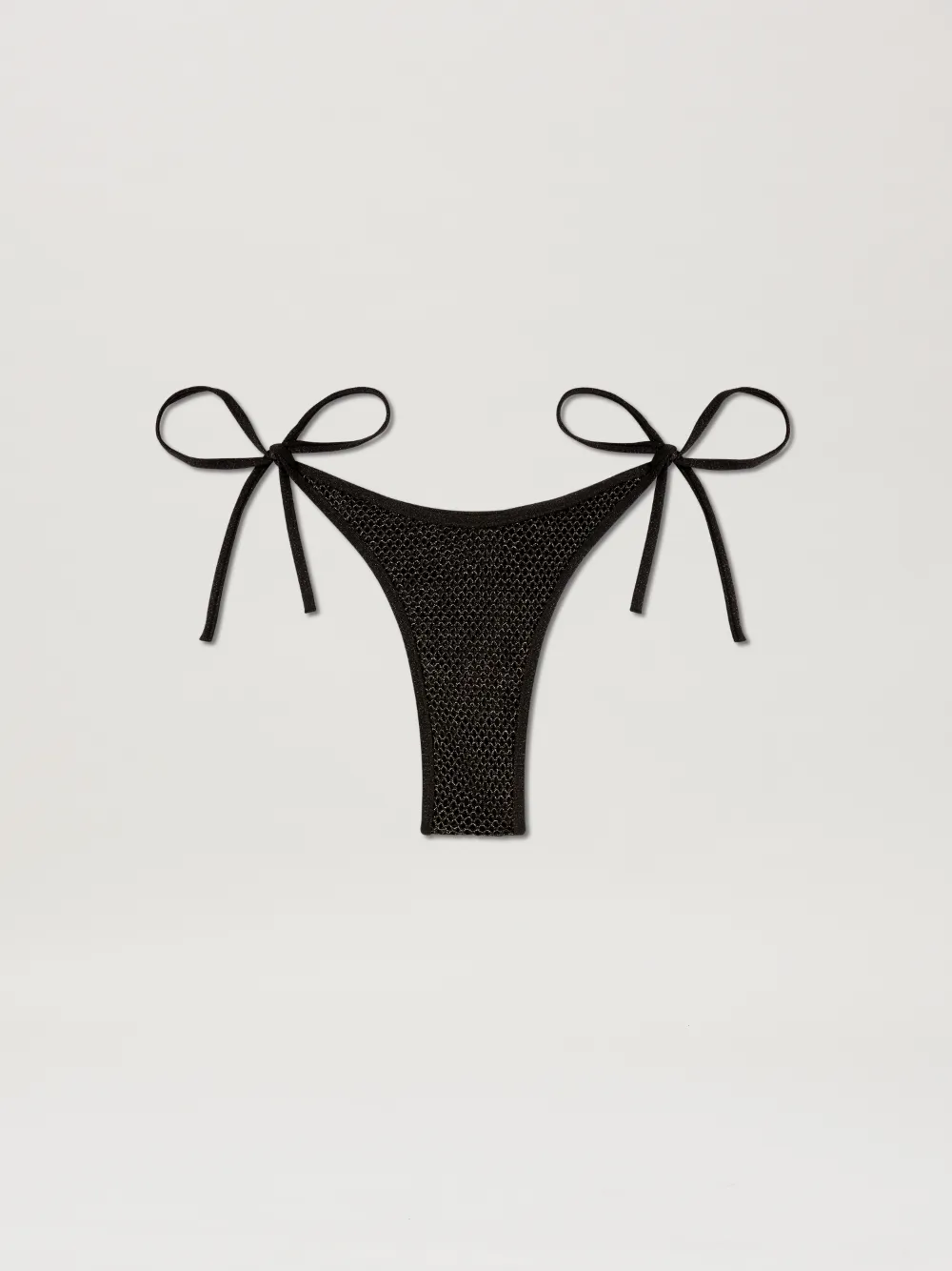 V Bikini Bottom Lurex In Black Palm Angels® Official