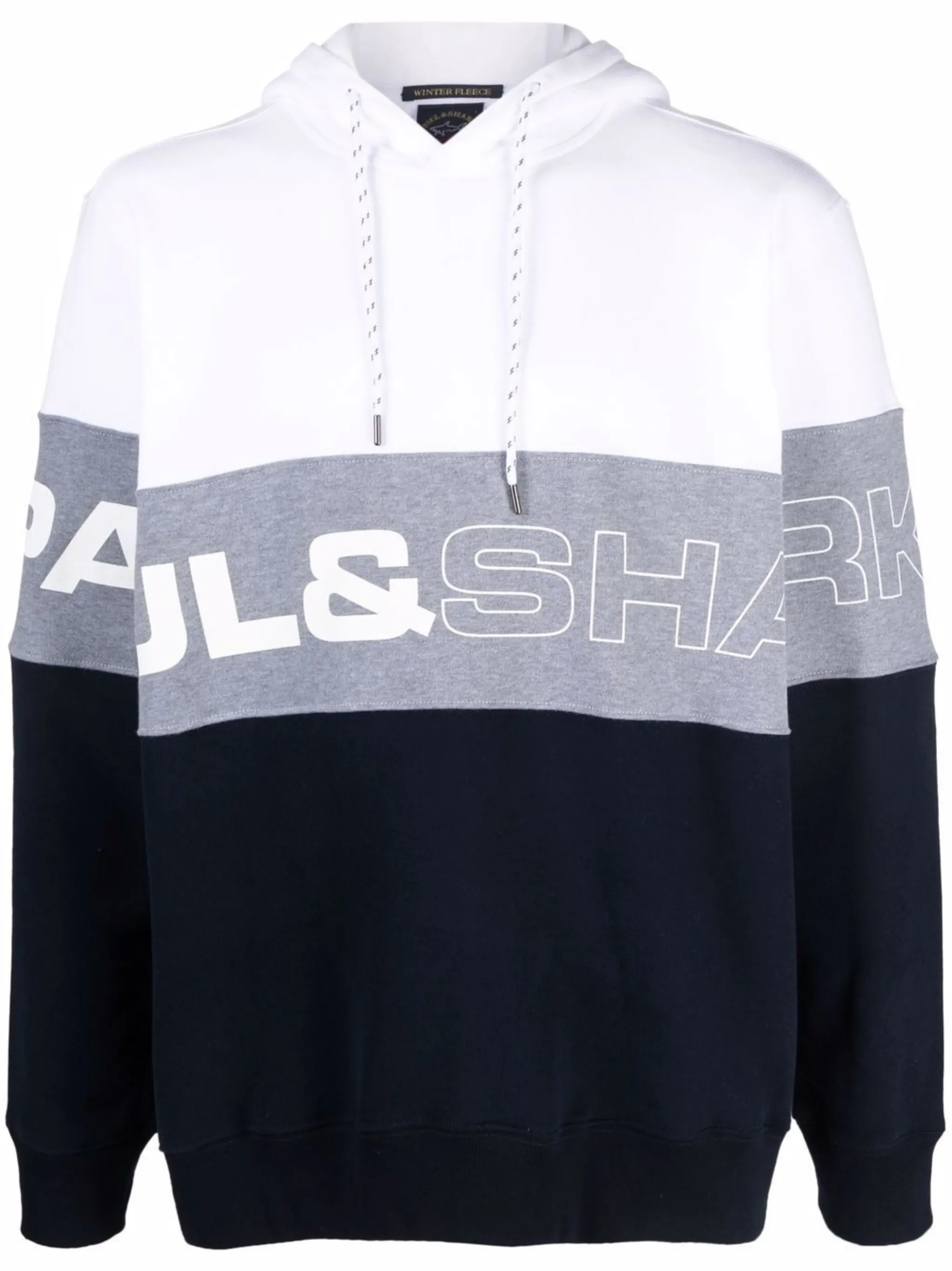 Paul Shark logo hooded sweatshirt Eraldo US