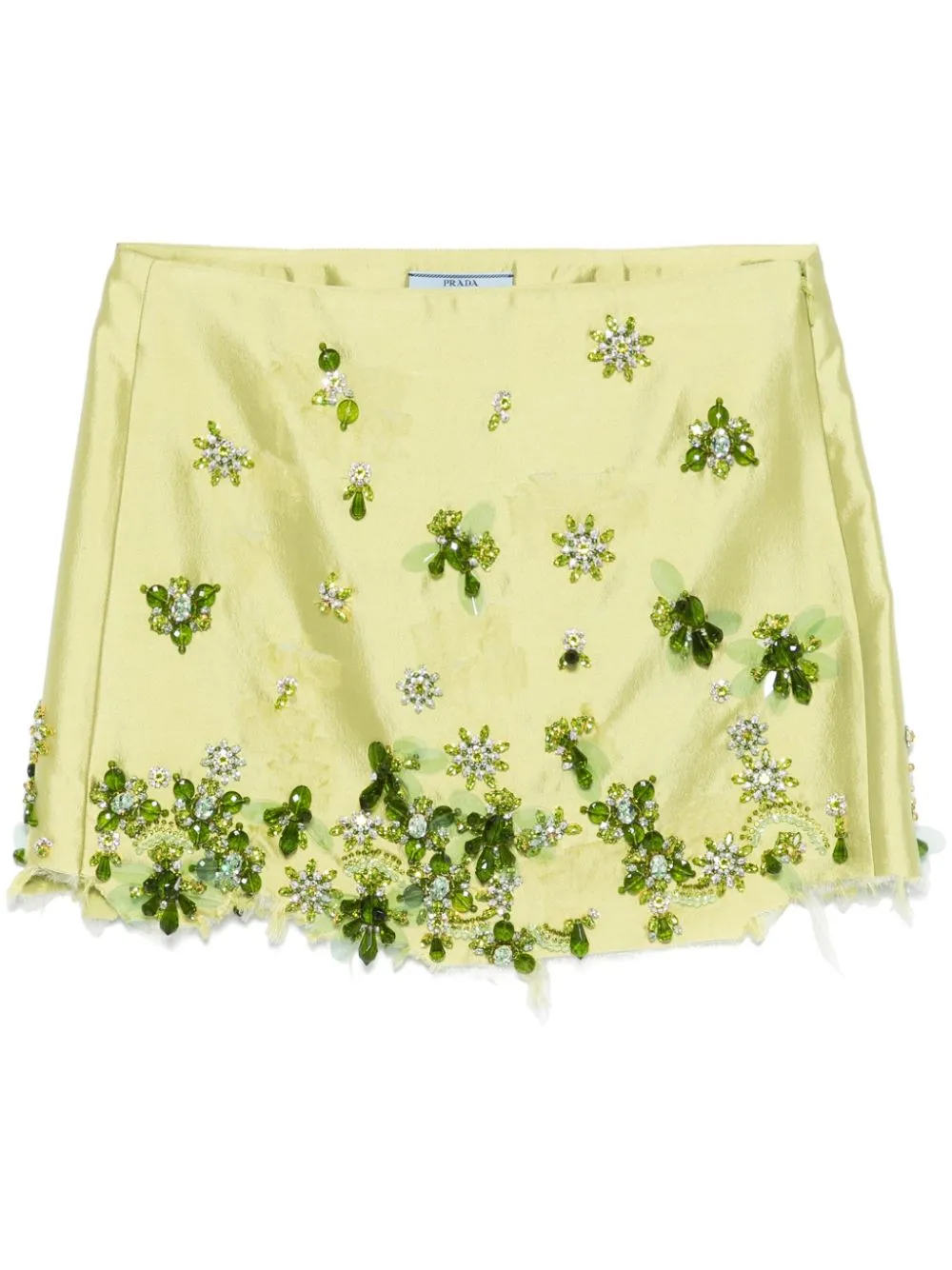 Prada crystal-embellished mini skirt | Eraldo.com US