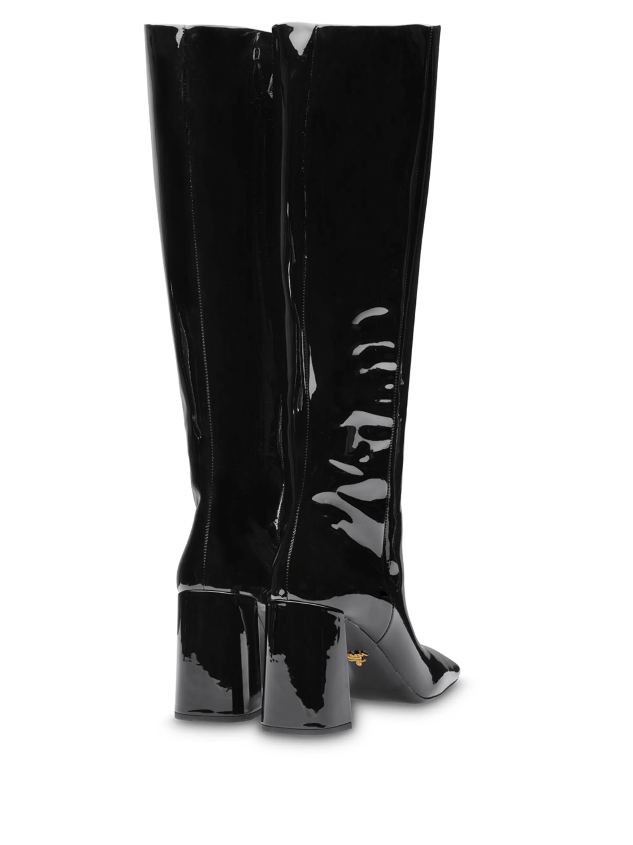 Prada fitted patent boots | Eraldo.com US