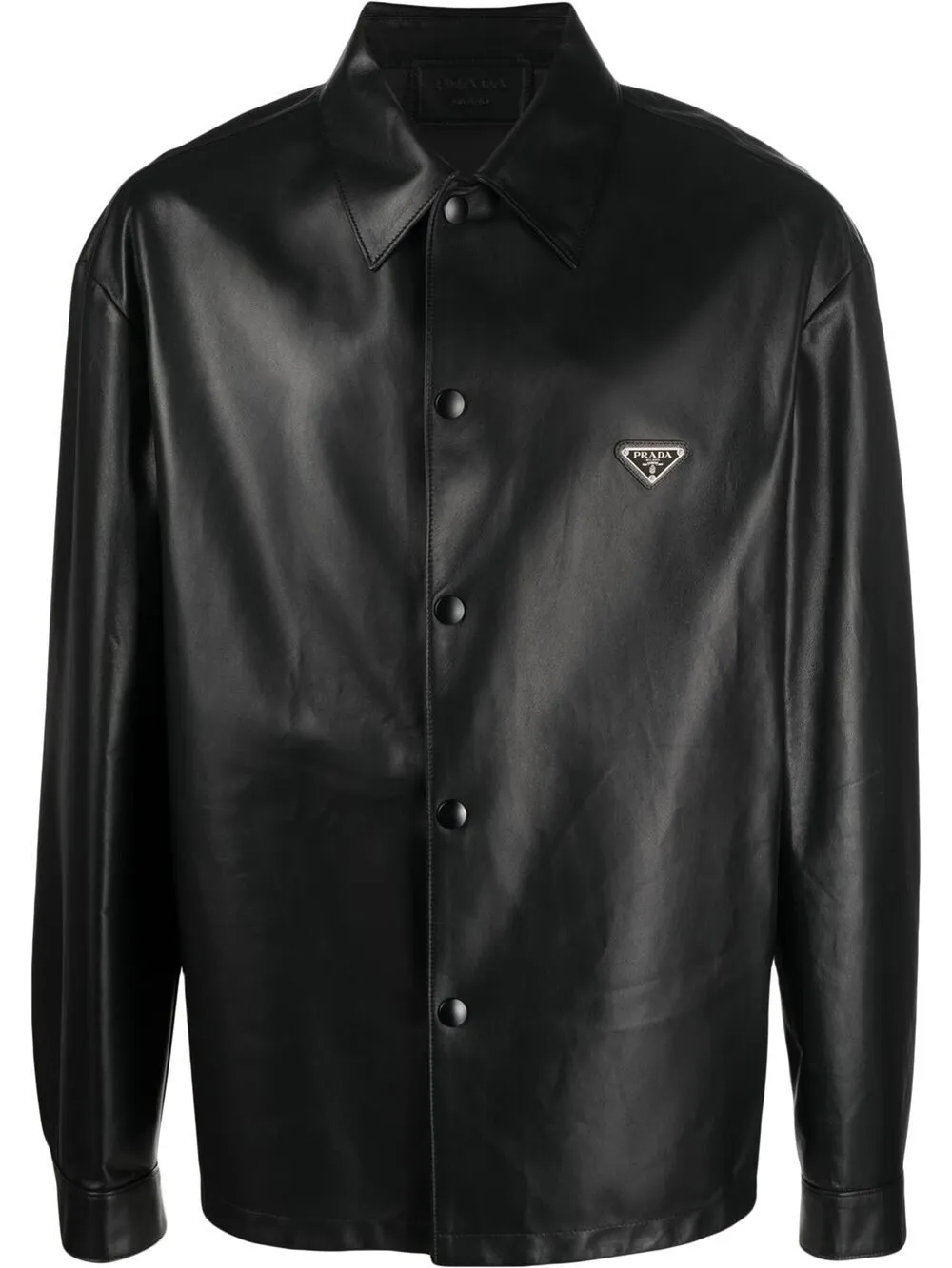 Prada leather shirt jacket | Eraldo.com KR