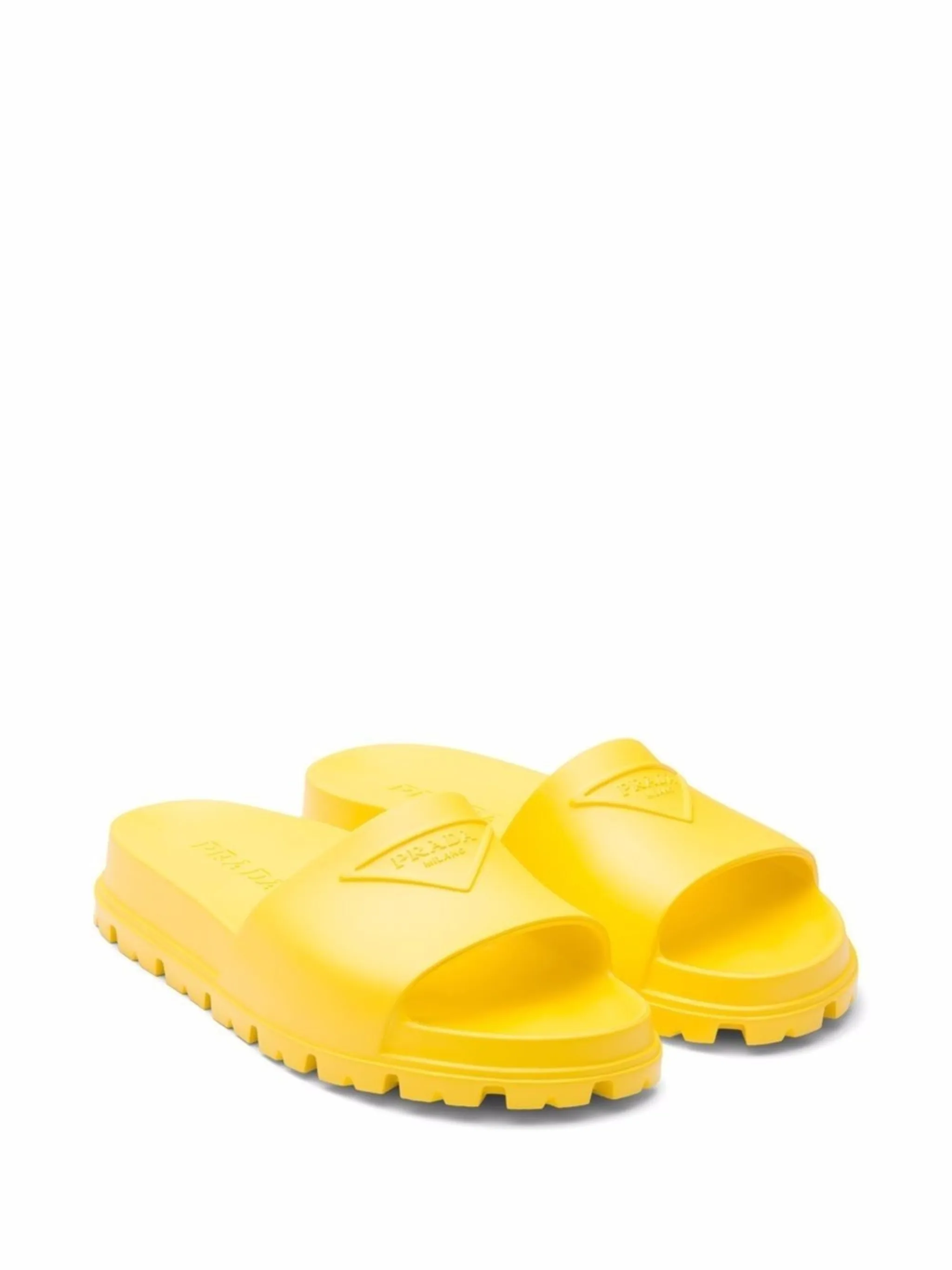 Prada triangle-logo pool slides | Eraldo.com CN