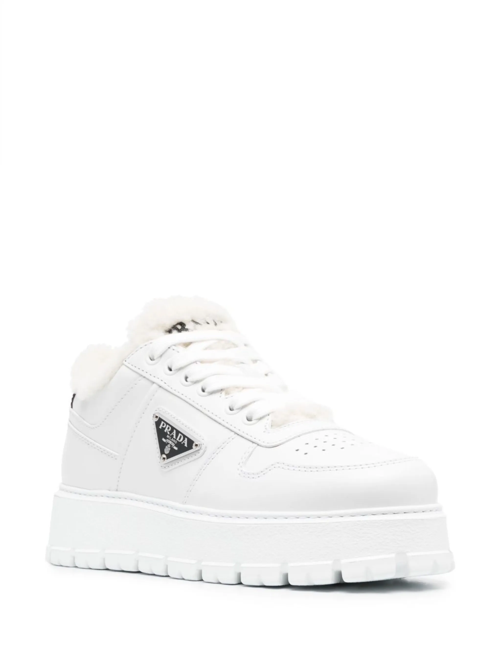 Prada triangle-plaque chunky sneakers | Eraldo.com JP