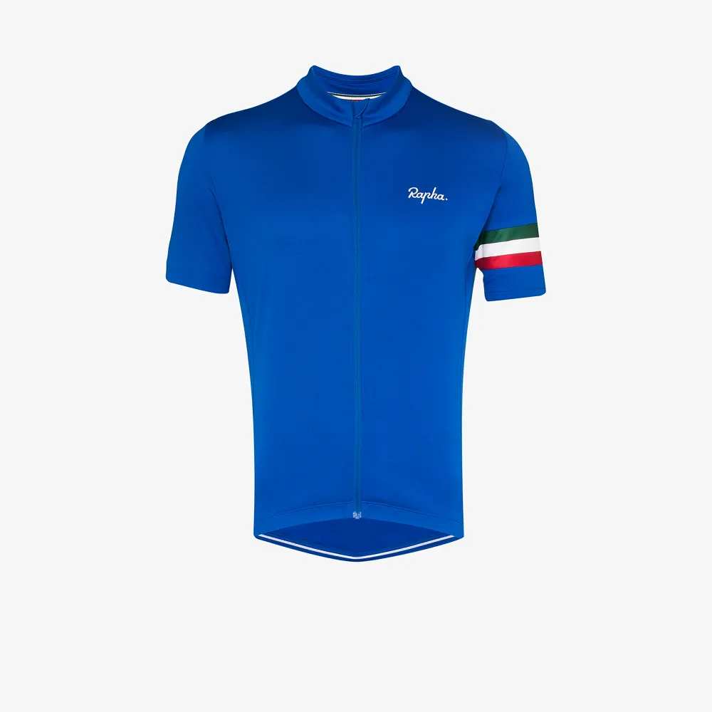 Rapha Blue Classic Italy cycling performance jersey | Browns