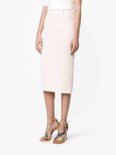 Roland Mouret Subtle pleat pencil skirt | Browns