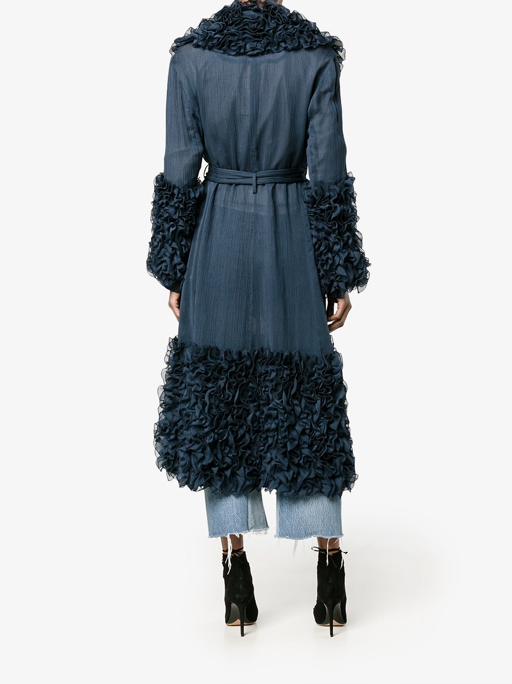 Rosie Assoulin ruffle trimmed coat | Browns