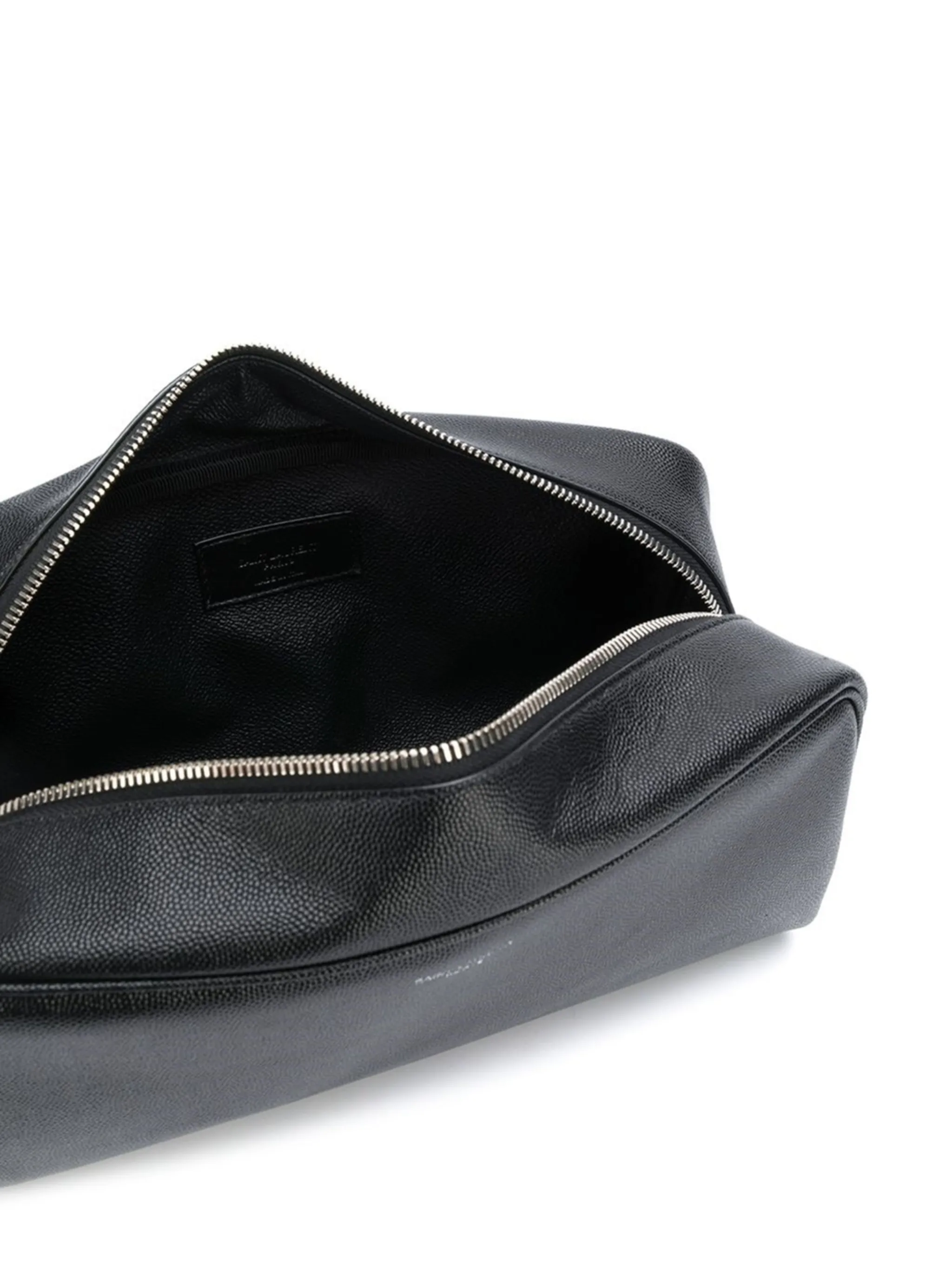 Saint Laurent logo-stamp leather pouch | Eraldo.com US