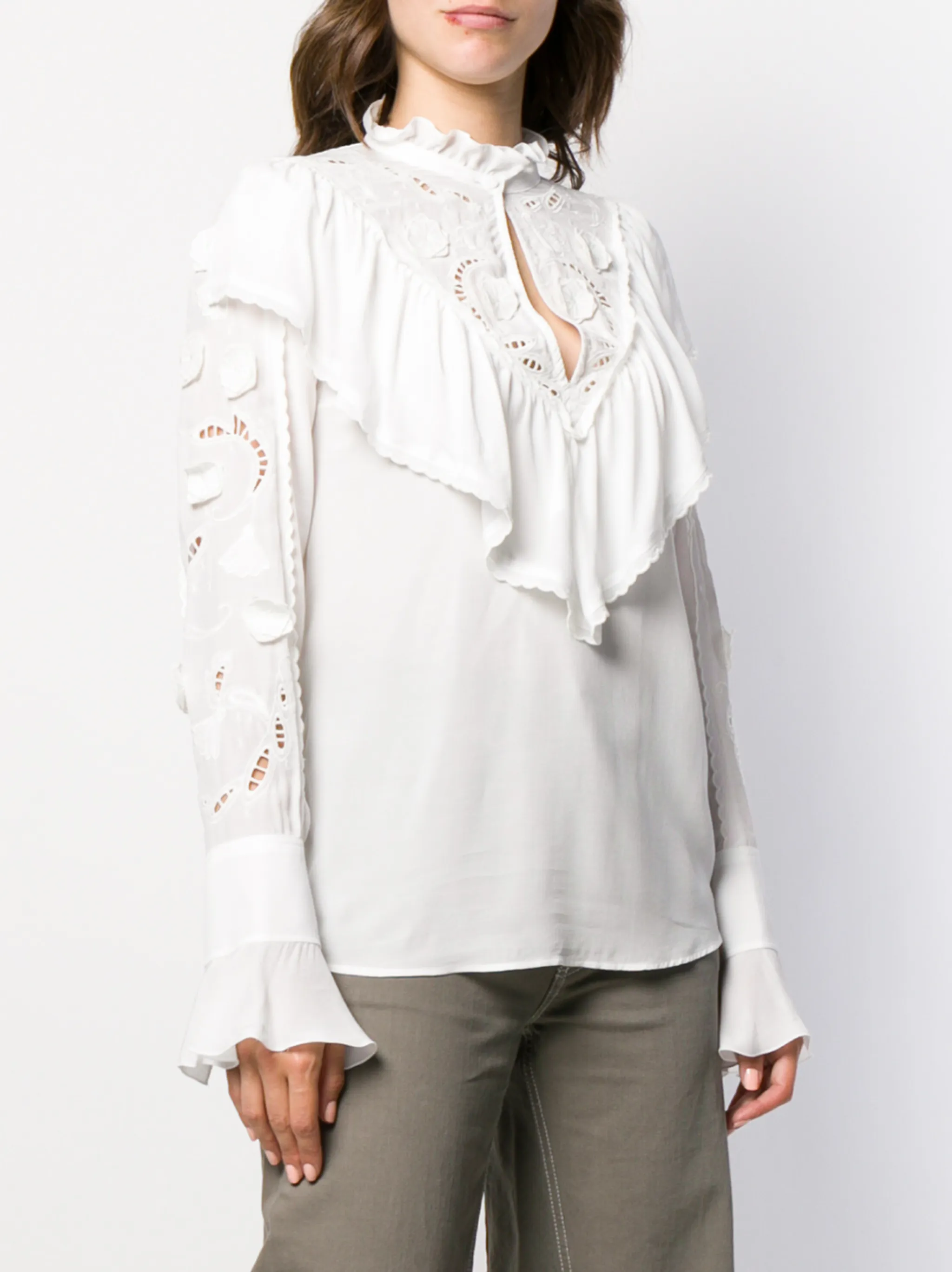 See by Chloé high neck ruffled top | Eraldo.com KR