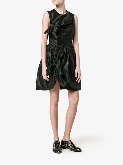 Simone Rocha sleeveless bow mini dress | Browns
