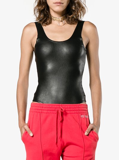 Sprwmn stretch leather bodysuit | Browns