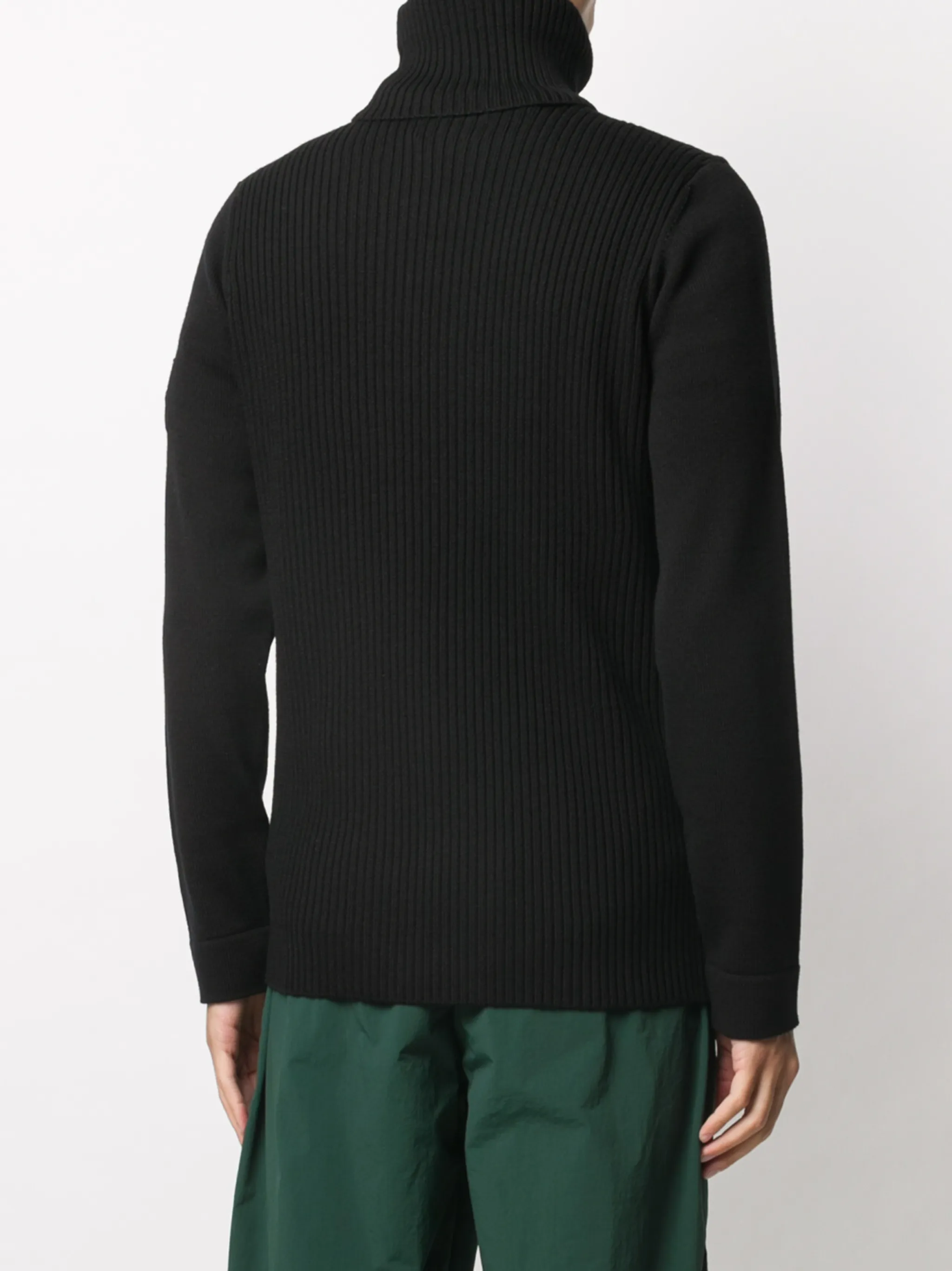 ribbed wool turtleneck jumper | Stone Island Shadow Project | Eraldo.com