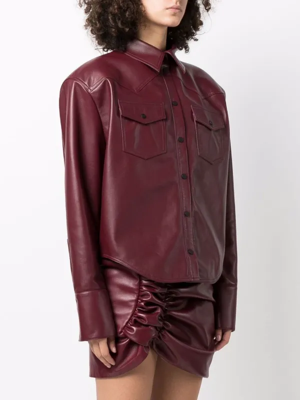 Palini leather shirt | The Mannei | Eraldo.com