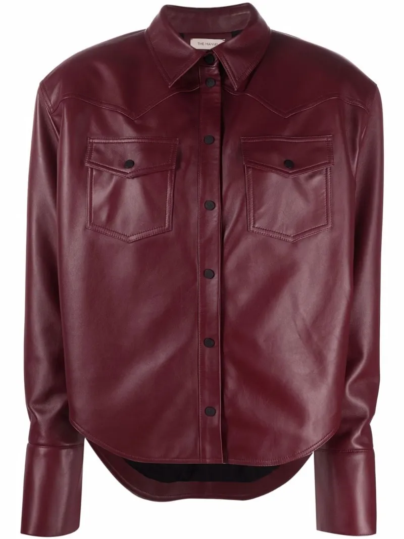 Palini leather shirt | The Mannei | Eraldo.com