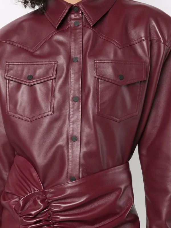 Palini leather shirt | The Mannei | Eraldo.com