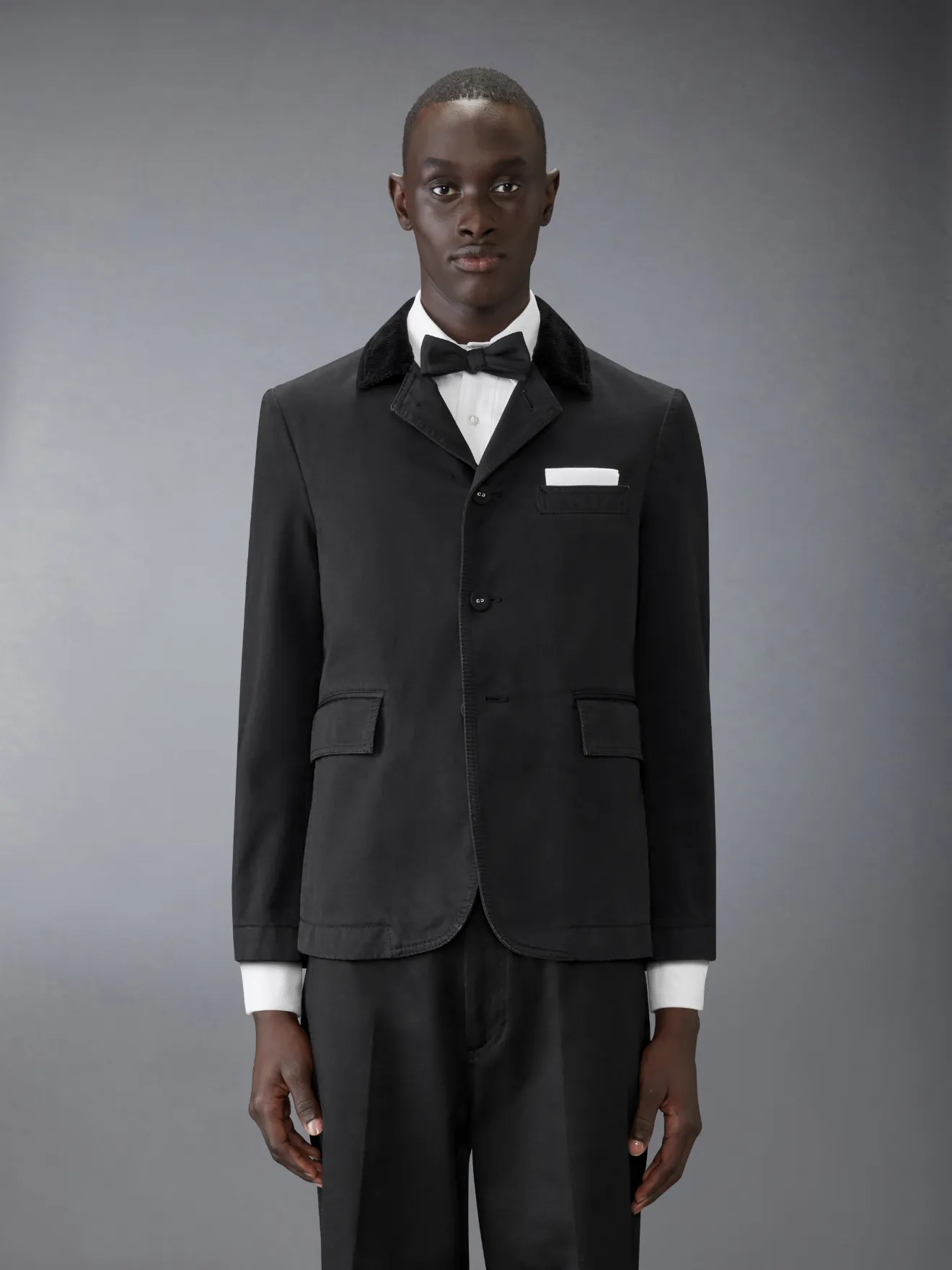 Cotton Twill Cutaway Jacket | Thom Browne