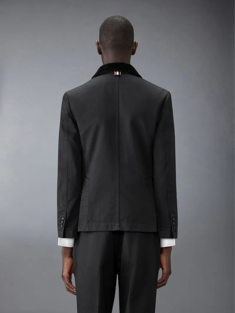 Cotton Twill Cutaway Jacket | Thom Browne