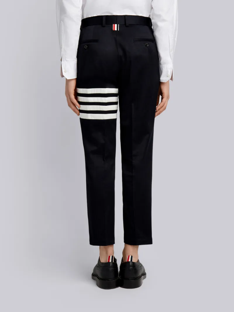 Seamed 4-Bar Stripe Unconstructed Chino Trouser In Cotton Twill | Thom ... Seamed 4-Bar Stripe Unconstructed Chino Trouser In Cotton Twill | Thom ...
