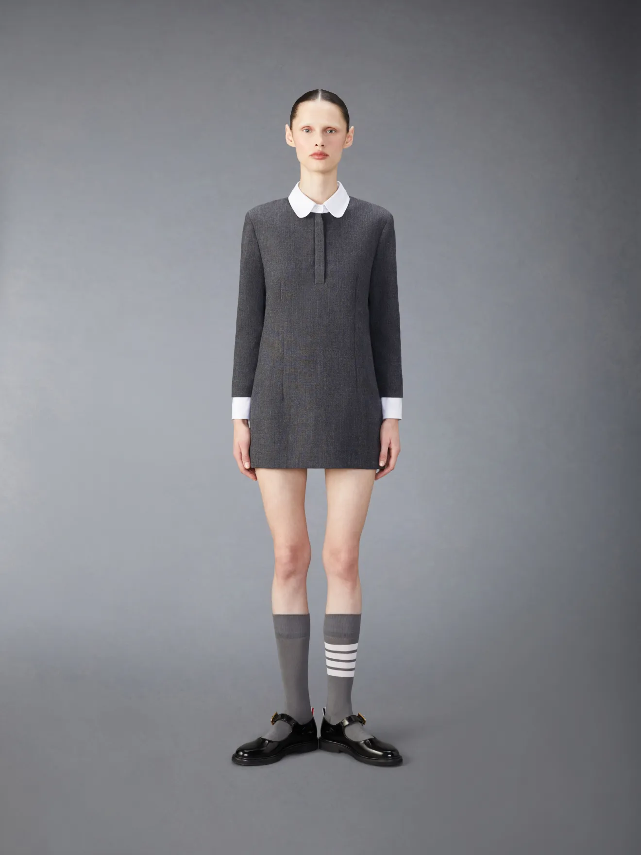 Wool Mini Shift Dress | Thom Browne
