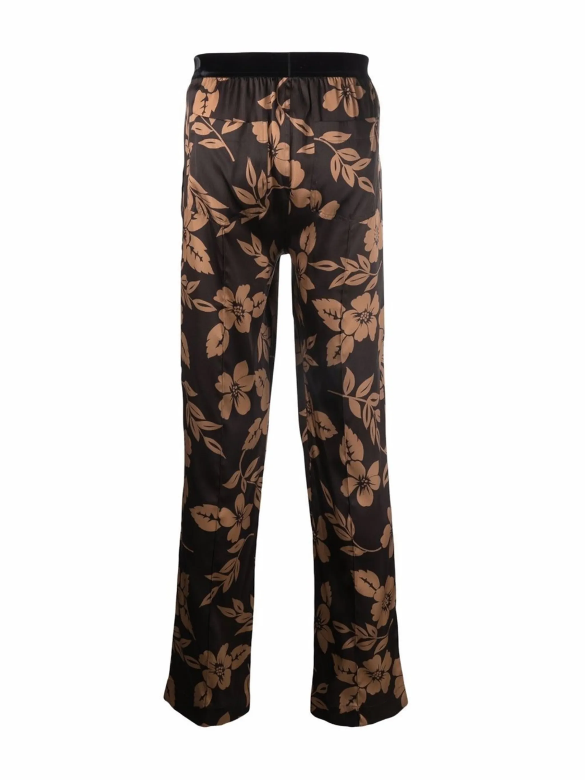 Floral Print Silk Pajama Bottoms Tom Ford