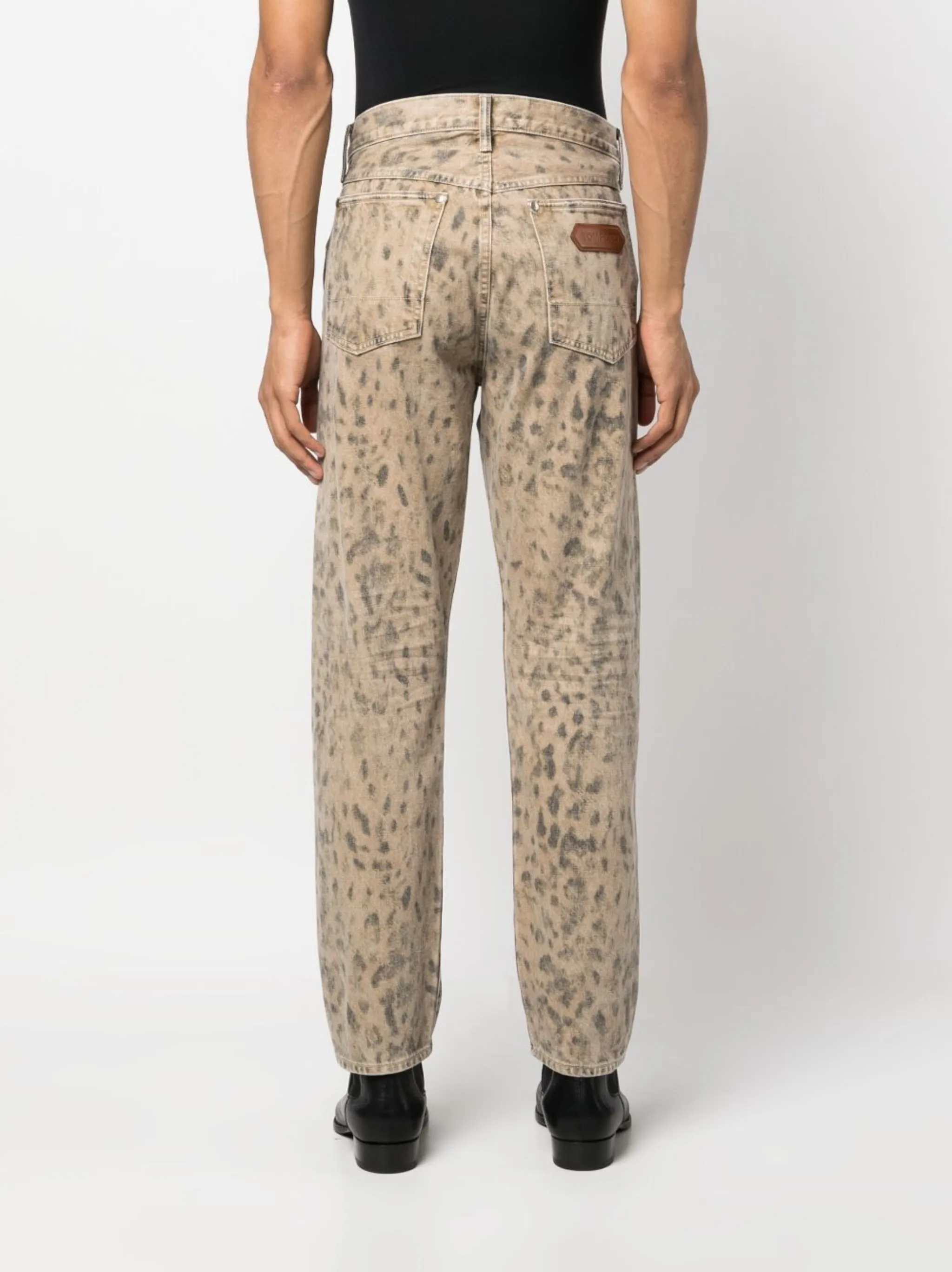 Leopard Print Jeans Tom Ford Us