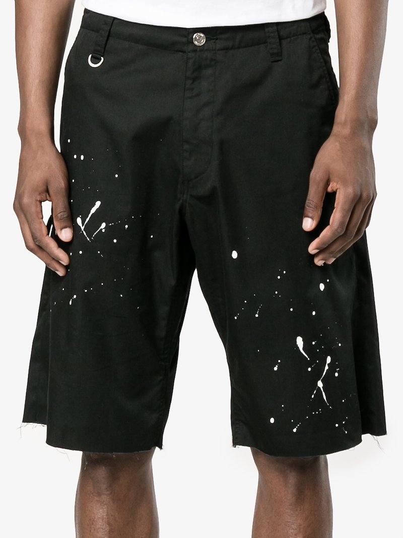 Uniform Experiment Paint Splatter shorts | Browns