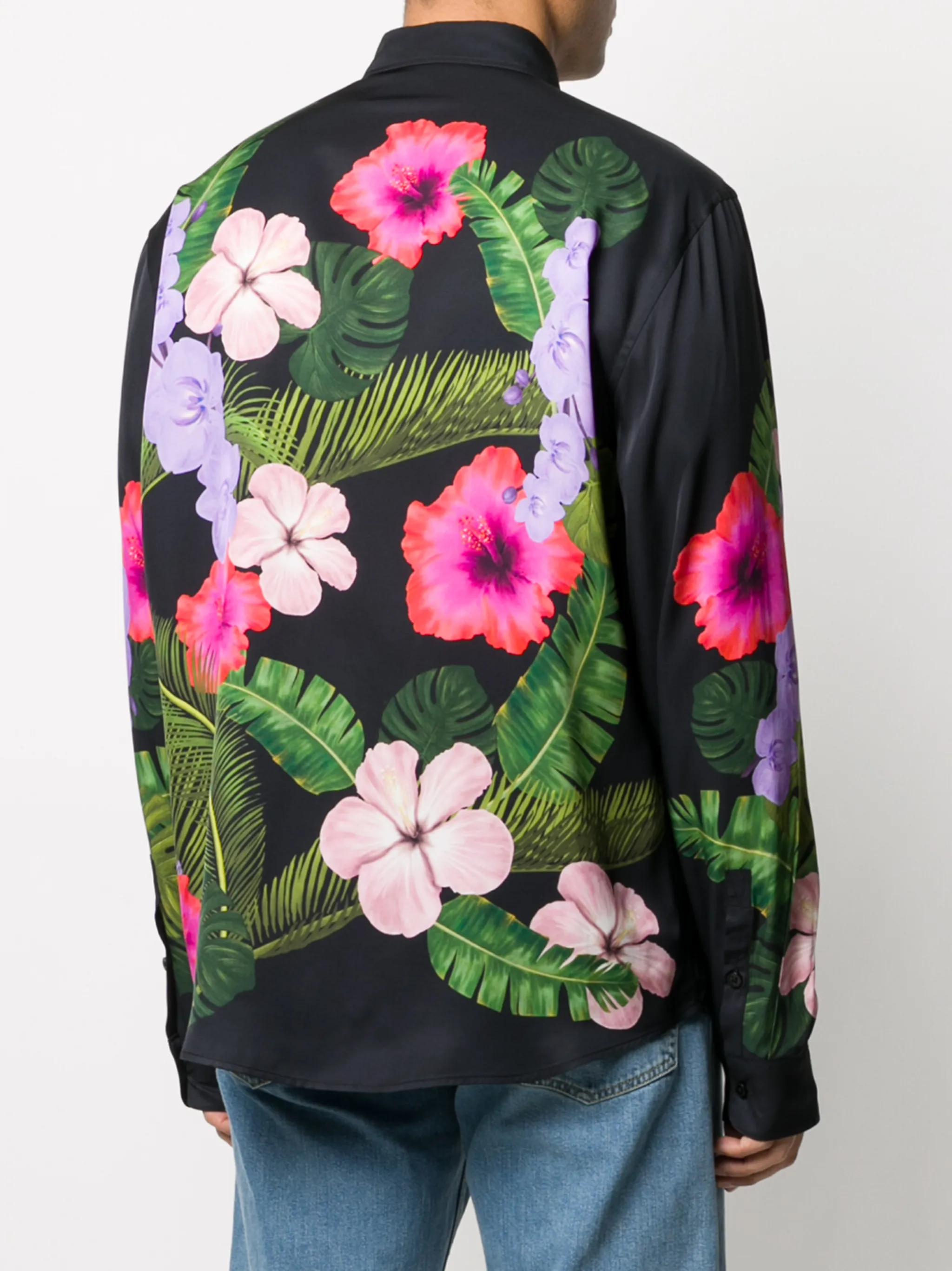 Versace Jeans Couture Tropical-print relaxed-fit shirt | Eraldo.com US