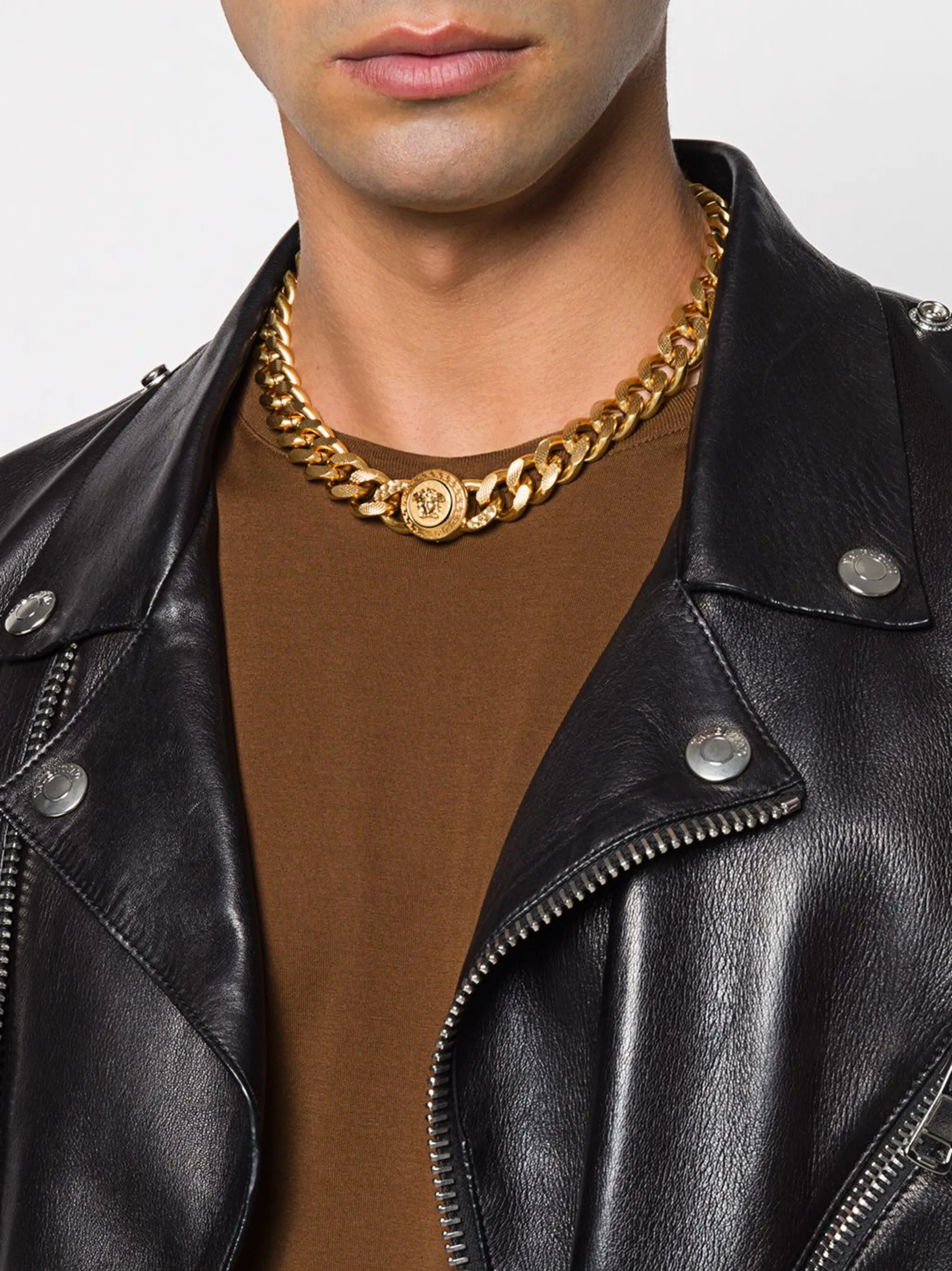 Chain medusa necklace store